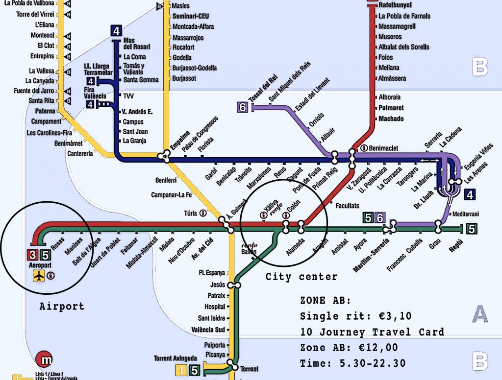 Metro Valencia - Alles wat je moet weten - Suspanish Blog